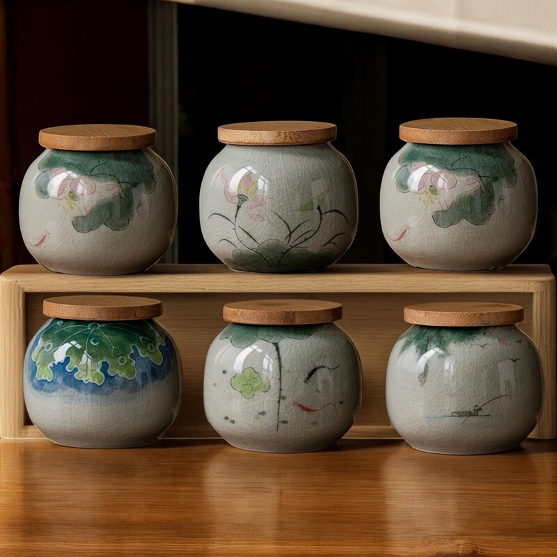 Ceramic Tea Jar - Etsy