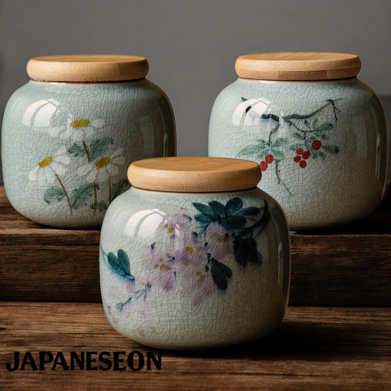 Japanese Tea Caddy Box - Etsy