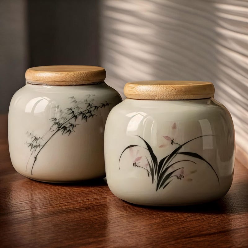 Ceramic Tea Jar - Etsy