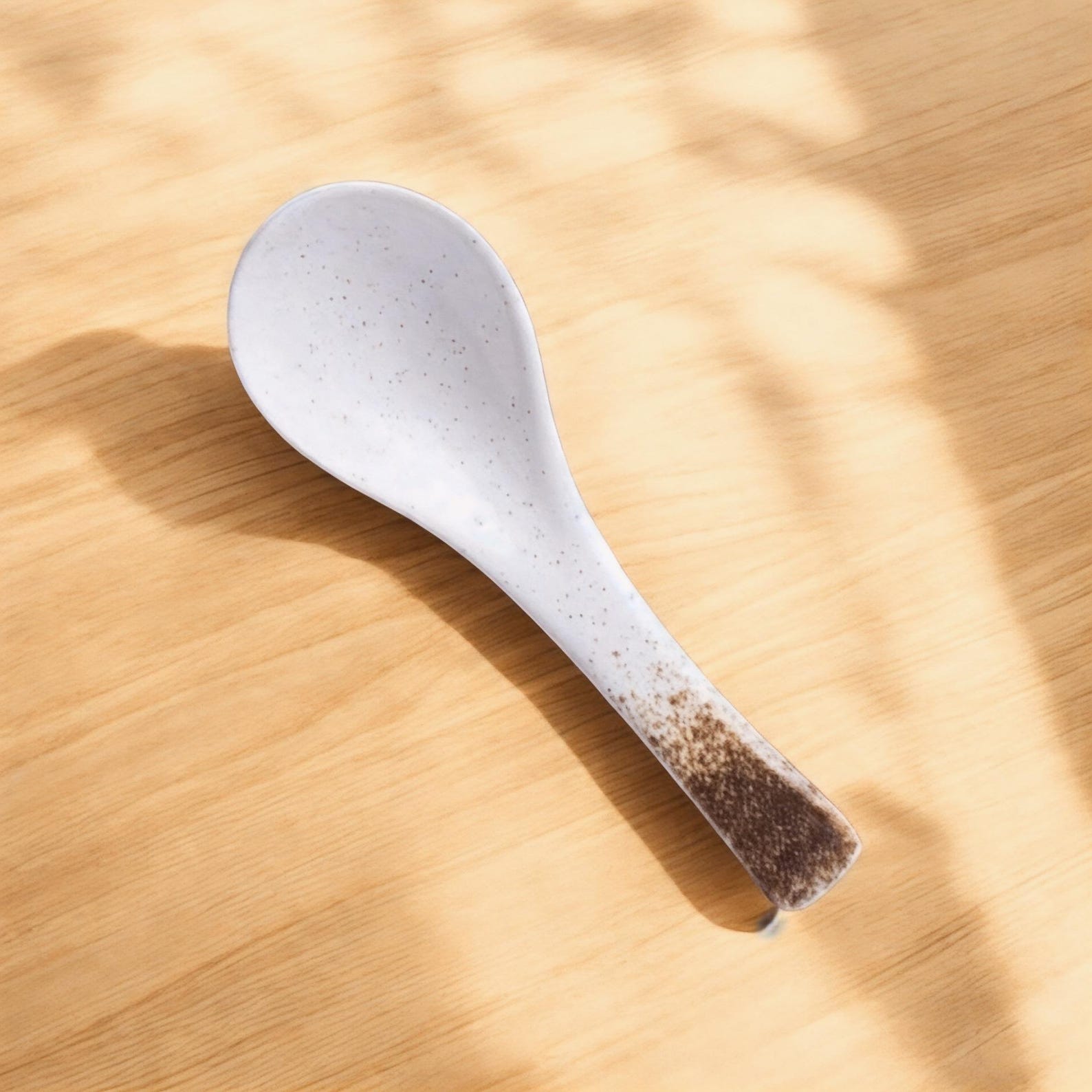 Elegant Ceramic Soup Spoons Aesthetic Pho Spoons Handmade Ramen Spoons ...