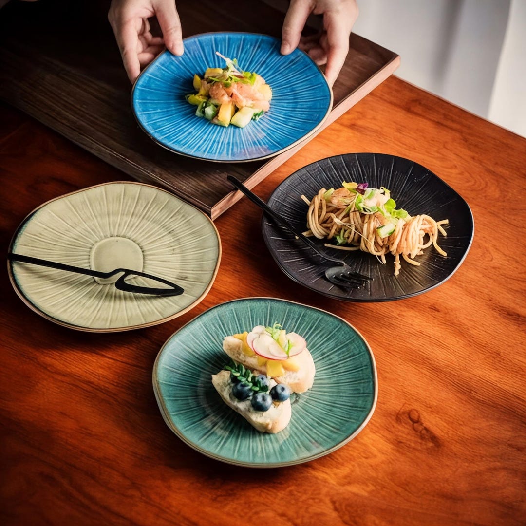 Handcrafted Japanese Ceramic Dinner Set – Unique Asian Kitchenware ...