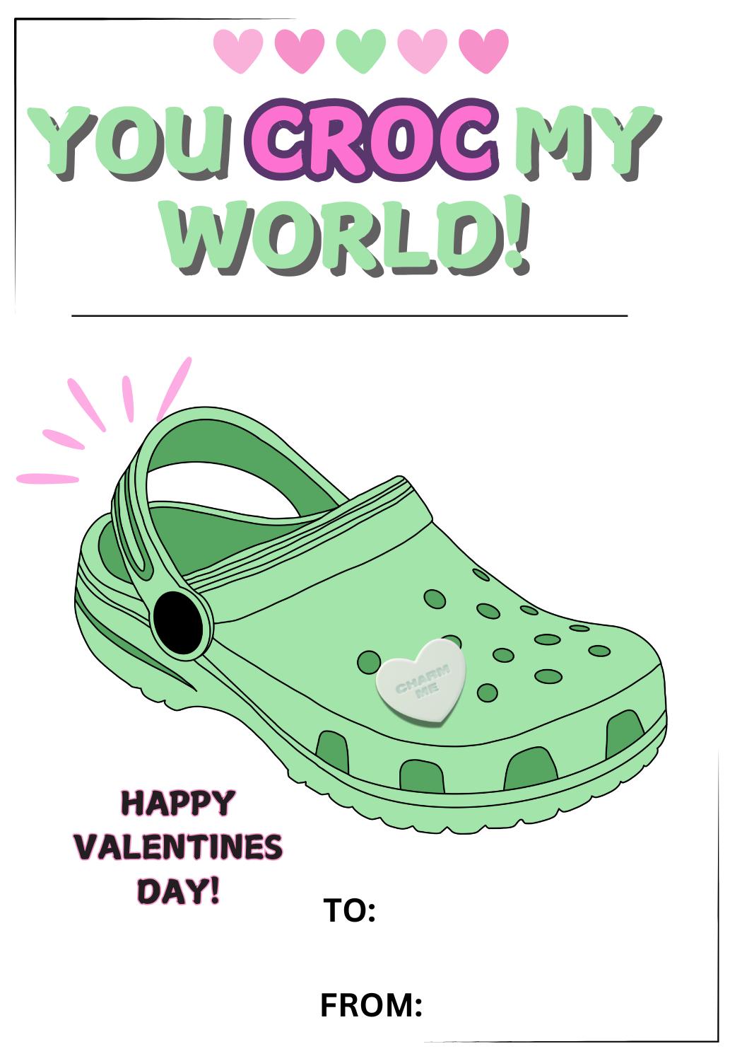 Crocs Valentine's Day Cards - Etsy
