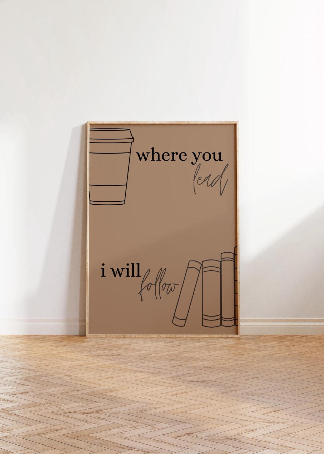 Gilmore Girls Quote Print: Lorelai and Rory, Coffee & Books (digital ...