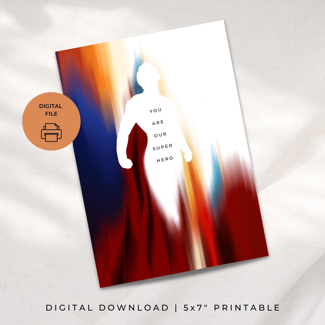 Superman Legacy Father's Day Card, DIGITAL Download, James Gunn ...