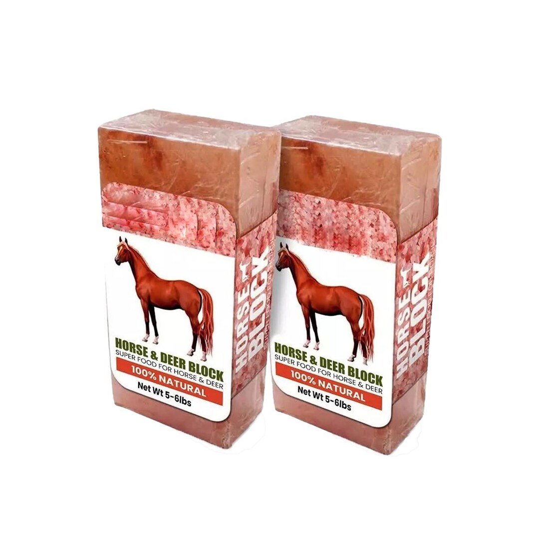 Himalayan Animal Salt Lick 12 LBS Bricks 2 Pack for Deer, Goat ...