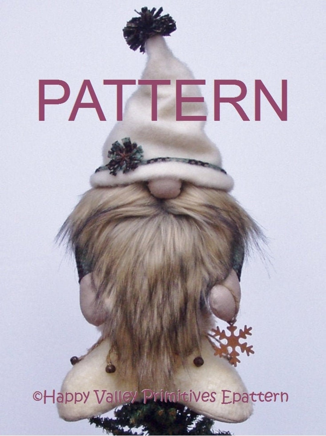 Pattern Gnome Tree Topper Tutorial Instant Digital Download - Etsy UK
