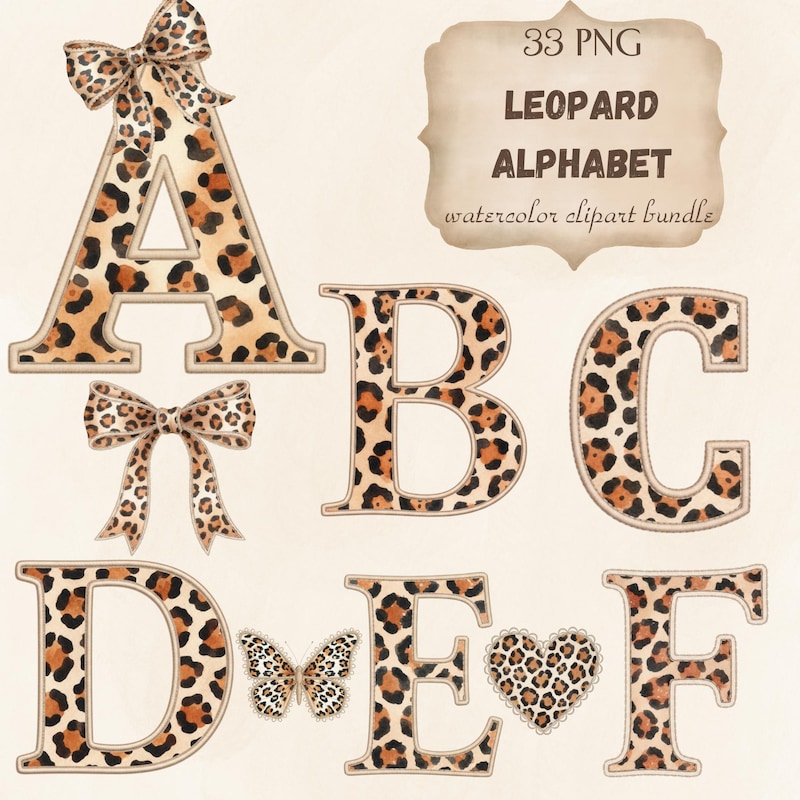 Leopard Print Ornaments - Etsy