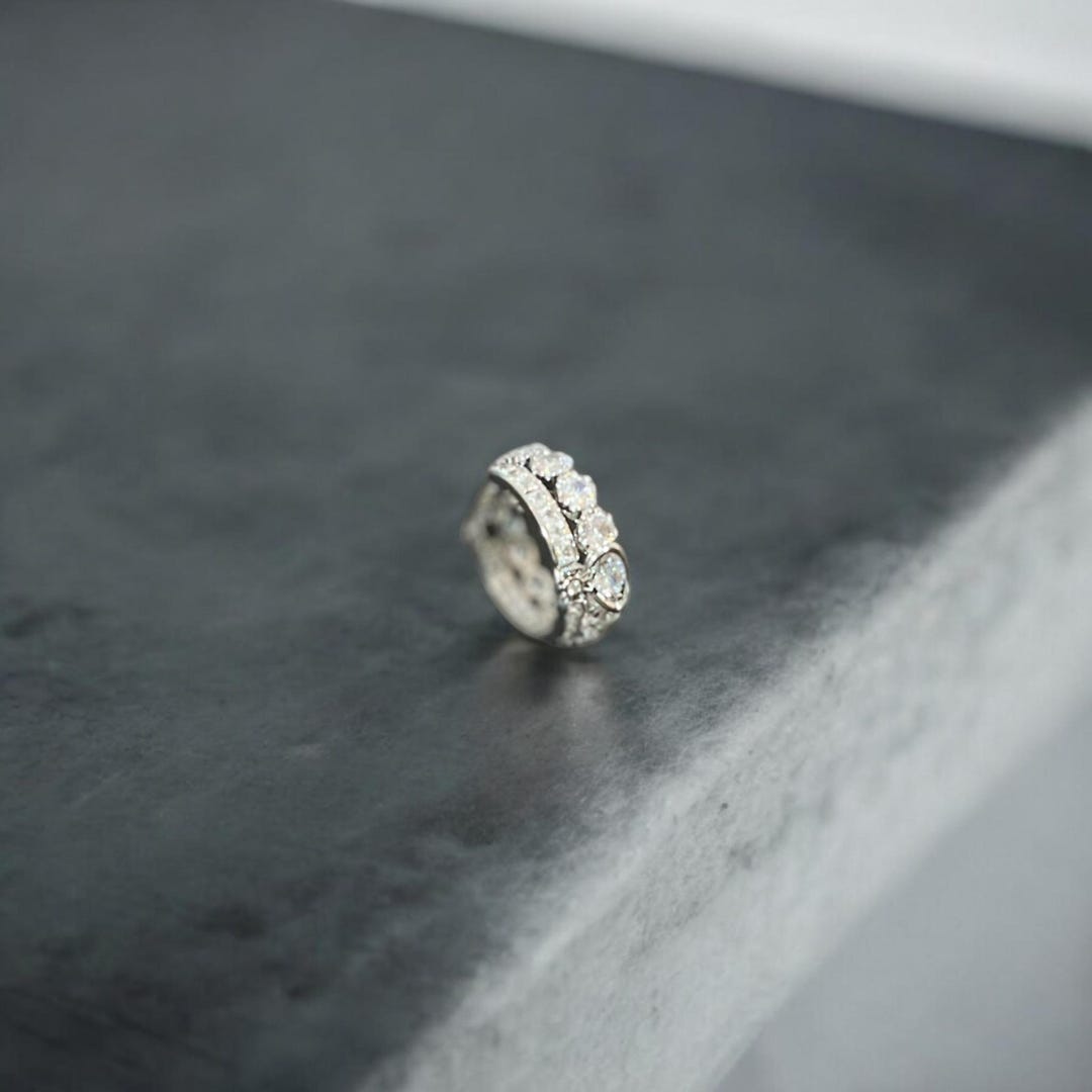 Vivienne Westwood Double Incrusted Silver Ring Size 7 US - Etsy