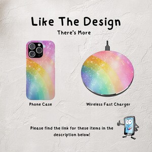 Display Stand for Smartphone, Rainbow Glitter Look, Iphone, Android ...