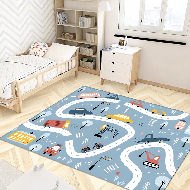 Race Track Rug - Etsy