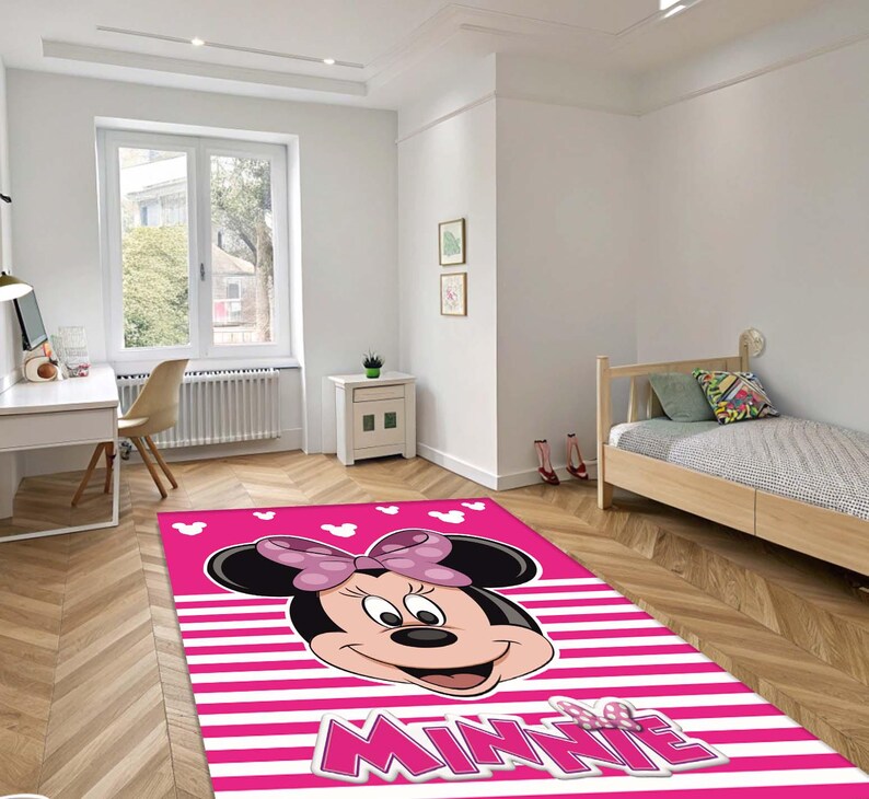 Cartoon Rug,mickey Mouse Rug,minnie Mouse Rug,custom Rug,nursery Rug ...