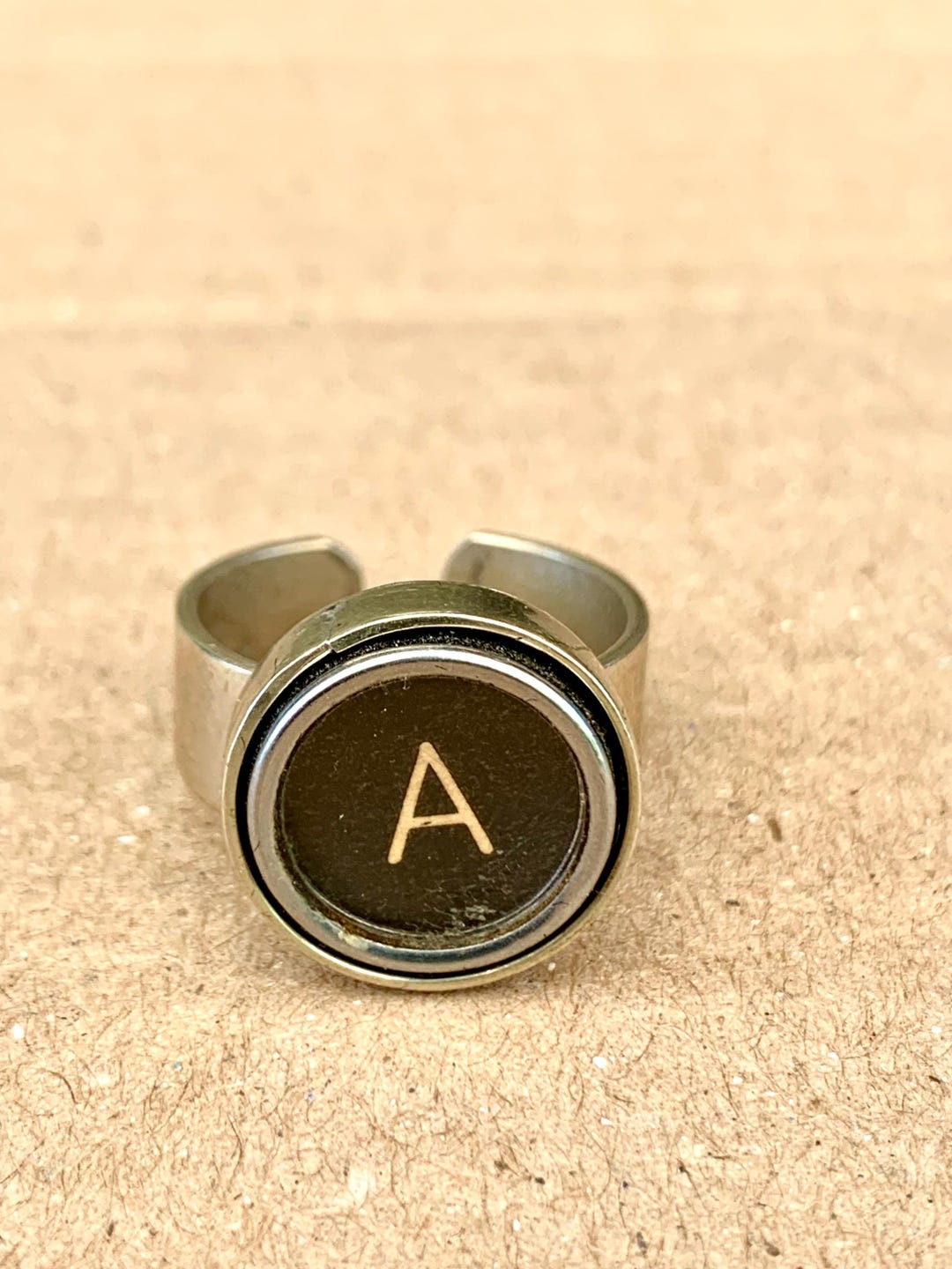 A to Z Vintage Typewriter Key Rings Personalized Adjustable ...