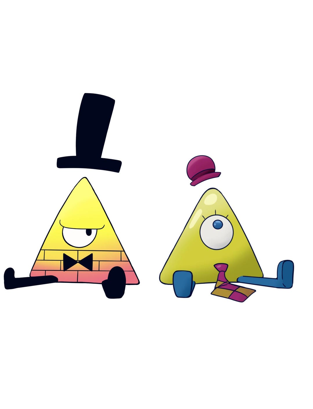Gravity Falls Cartoon Inspired Stickers ft. Bill Cipher, Pyramid Steve ...