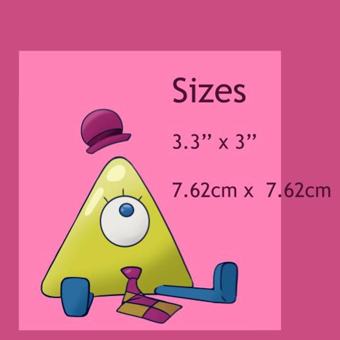 Gravity Falls Cartoon Inspired Stickers [ft. Bill Cipher, Pyramid Steve ...