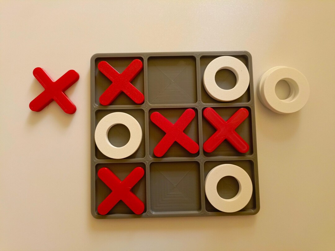 Tic Tac Toe STL File - 3D Printable Classic Game for DIY Fun - Etsy