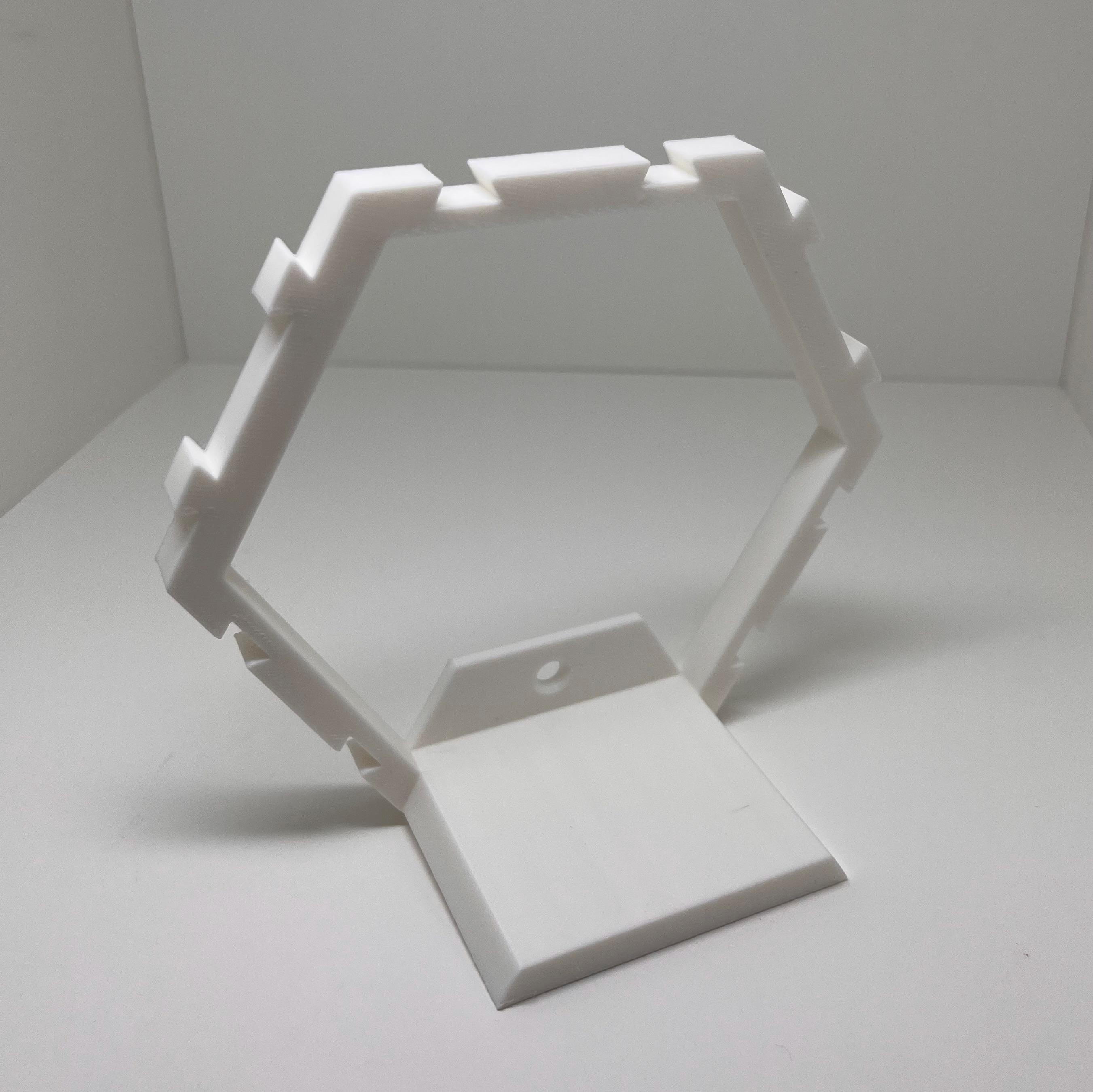 Hexagonal 3D Printed Shelf for Collectible Figures | Expandable ...