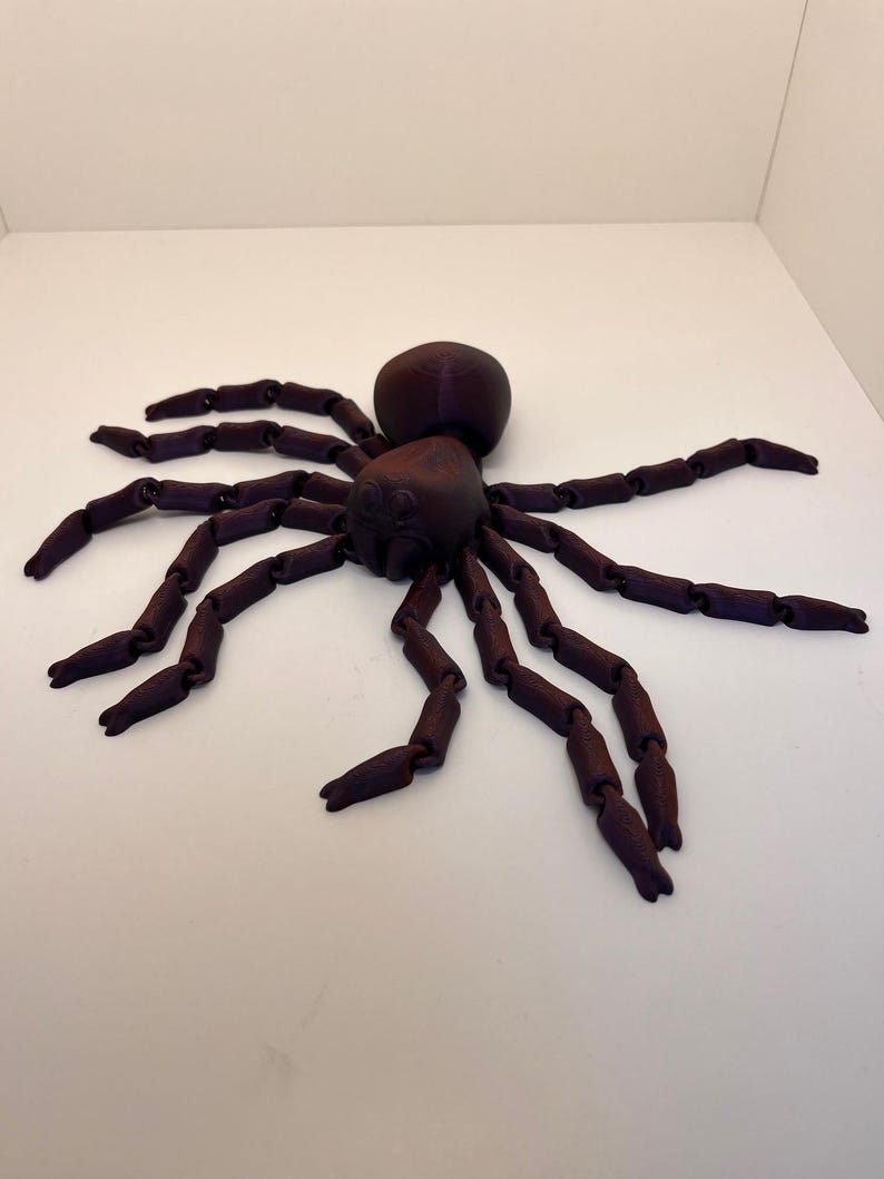 Flexible Giant Spider STL – 3D Printable Articulated Creepy Crawly, No ...