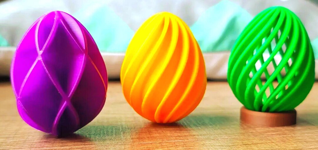Ultimate Easter Egg STL Pack – 22 Unique 3D Printable Eggs + Display ...