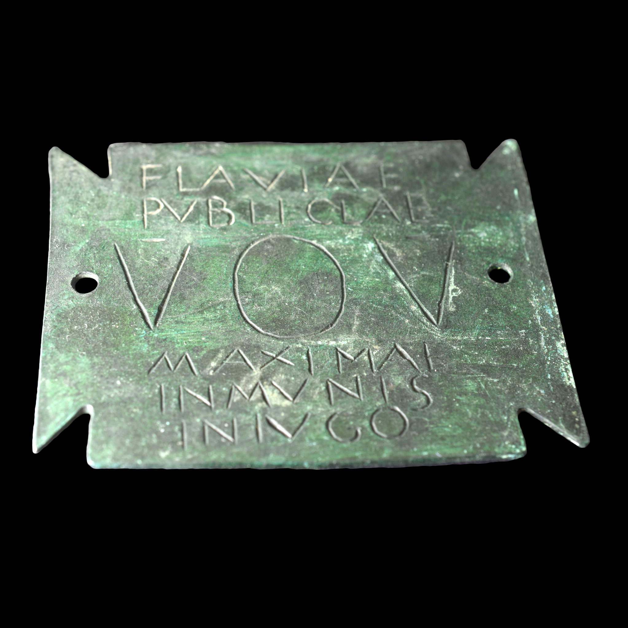 Replica Tabula Ansata Roman Empire Bronze Votive Tablet Plaque With ...