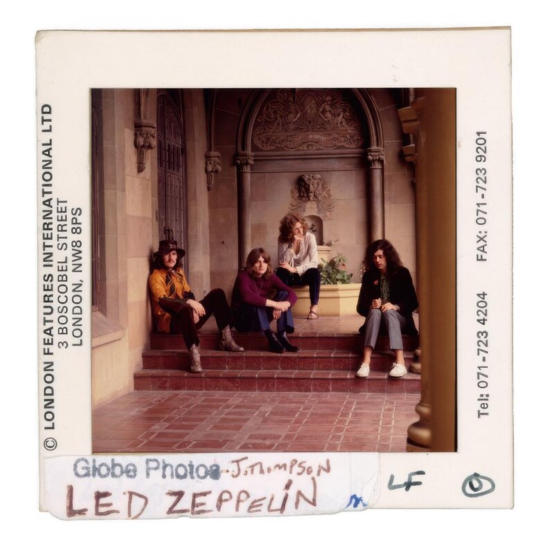 Led Zeppelin Vintage Band Poster, Classic Rock Wall Art, Musical ...