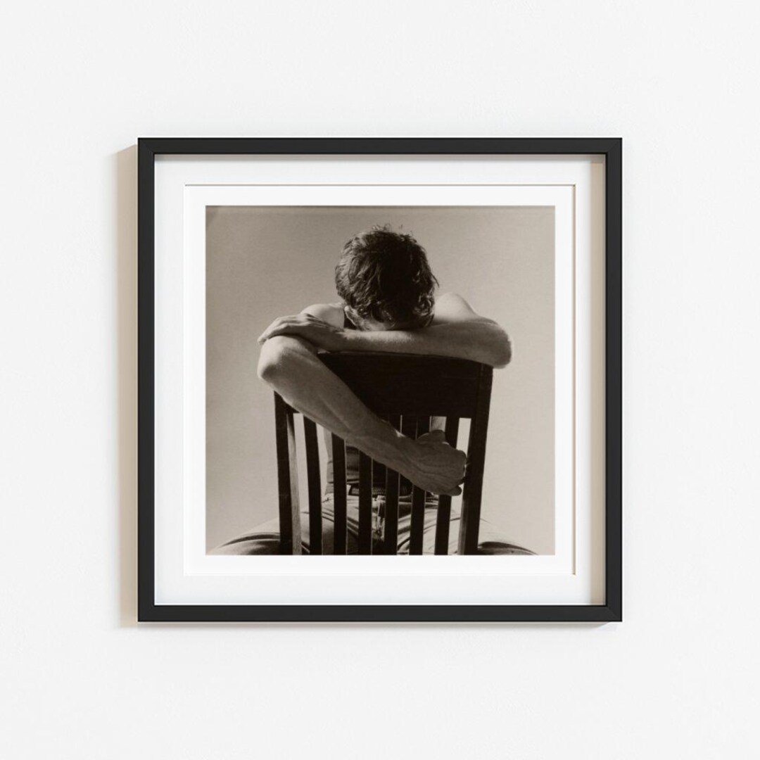 Sepia Tone Man on Chair, Fine Art Print, Moody Portrait, Man Portrait ...