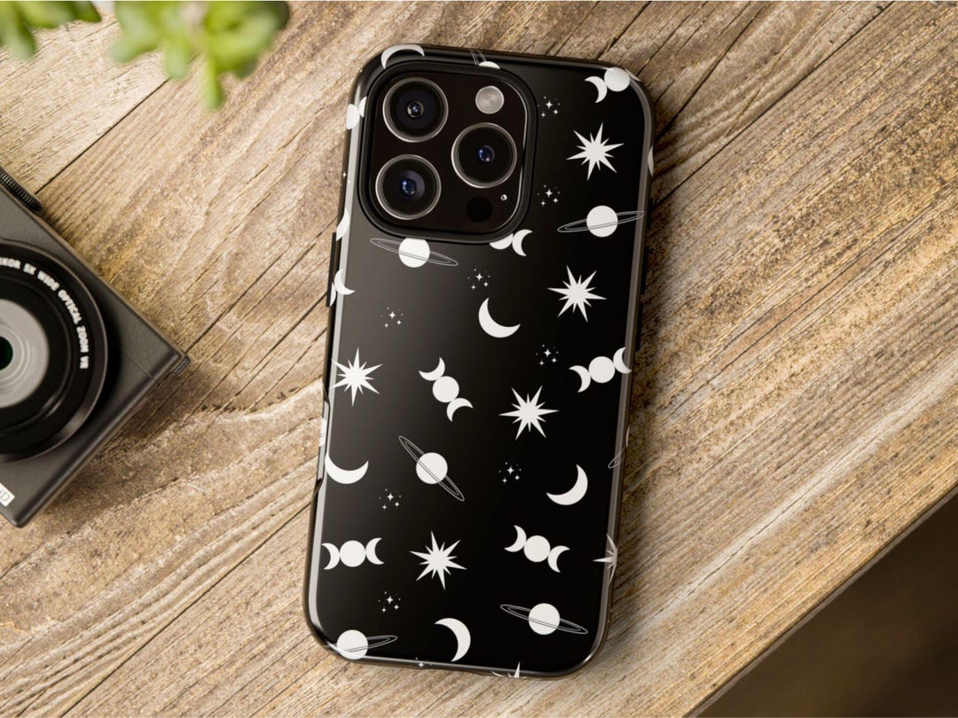 Goth Phone Case | Celestial Pattern | Protective Phone Cover | Iphone ...