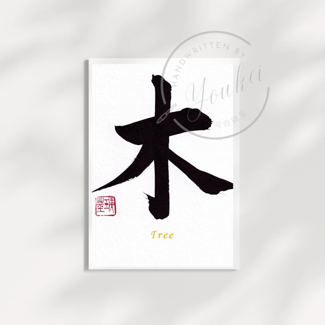 Handwritten Japanese Calligraphy Work. Wall Art. Wall Decor. Transform ...