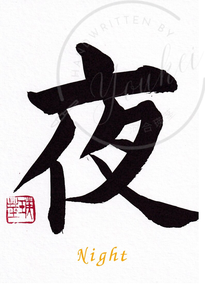 Handwritten Japanese Calligraphy Work. Wall Art. Wall Decor. Transform ...