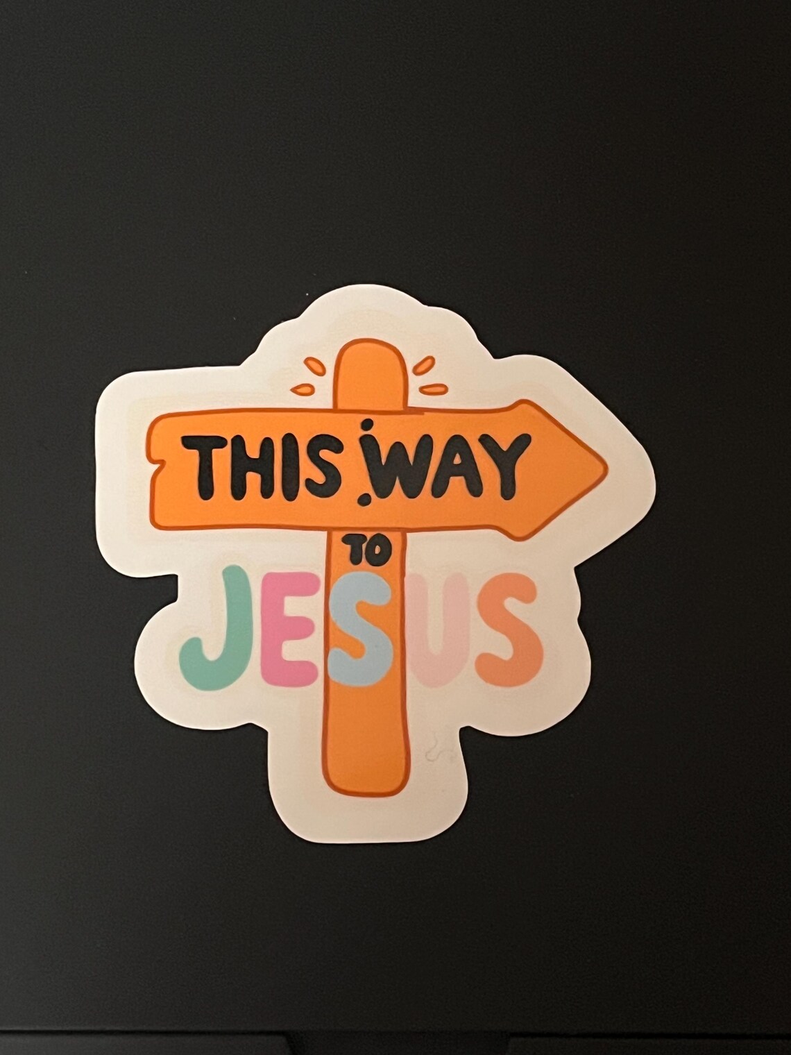 This Way to Jesus Faithful Journey Kiss-cut Stickers, Inspirational ...
