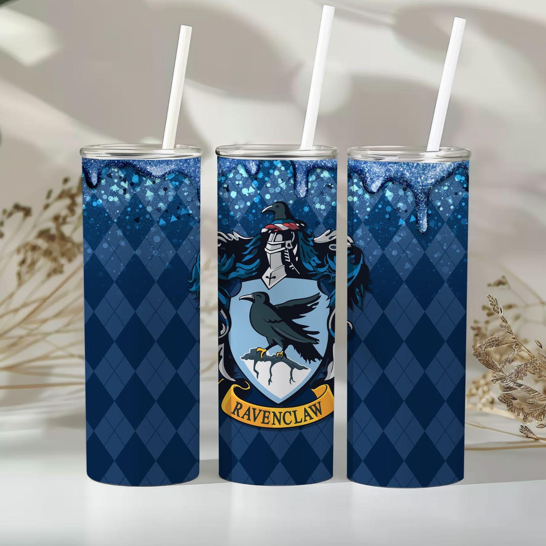 HP Ravenclaw Tumbler, 20 Oz Skinny. Keeps Drinks Cold and Warm. - Etsy
