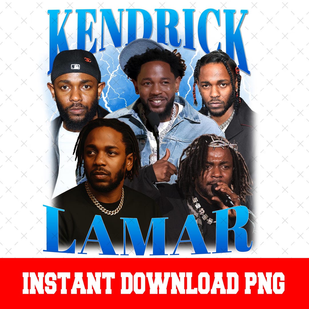 Kendrick Lamar PNG | Kendrick Lamar T-shirt Design | Instant Download ...