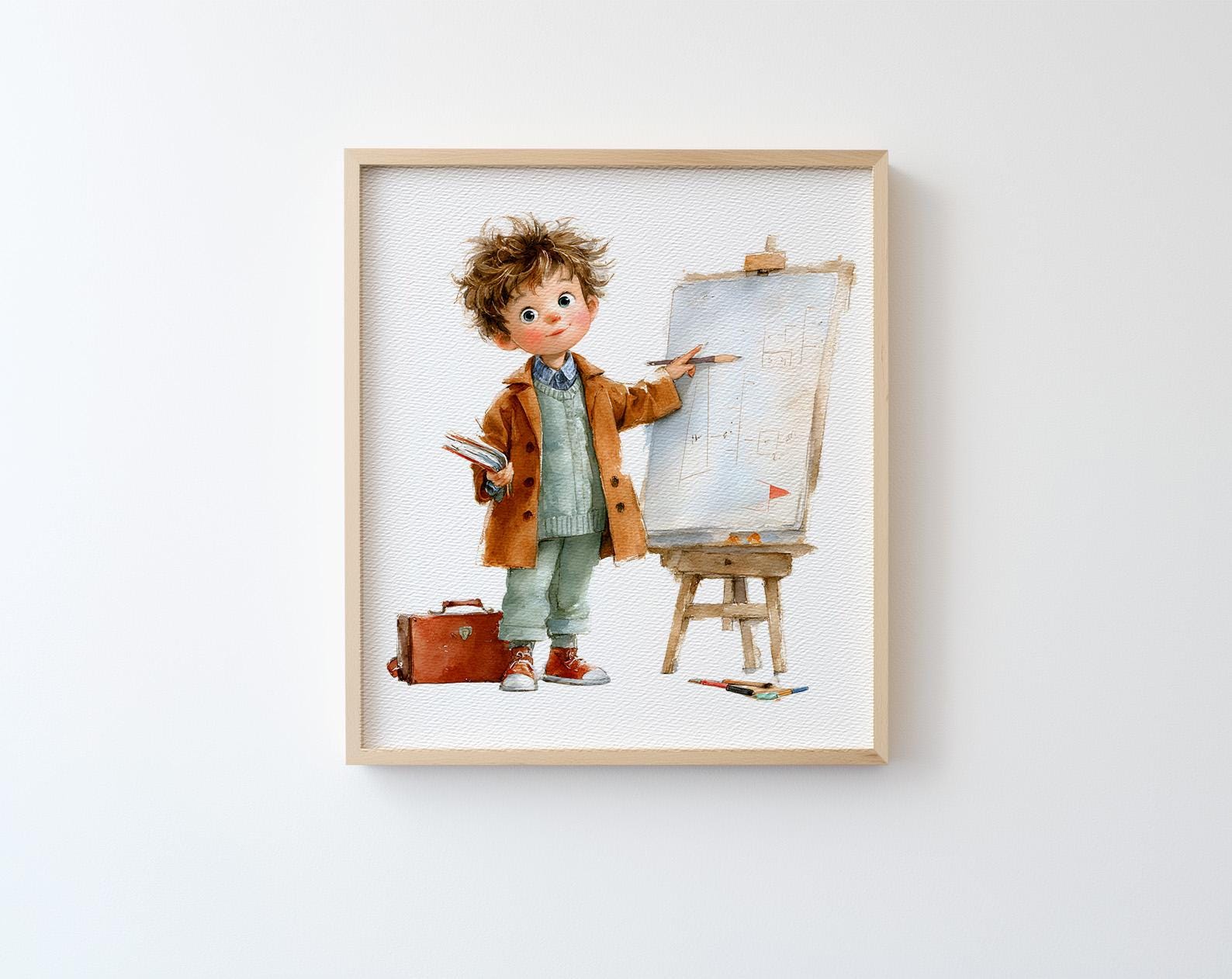 Watercolor Math Clipart: Kids, Teachers, Chalkboard Art (PNG Digital ...