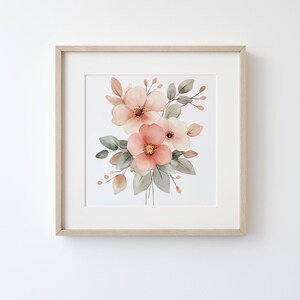 Floral Valentine Watercolor Clipart Set | 25 PNG Romantic Elements ...