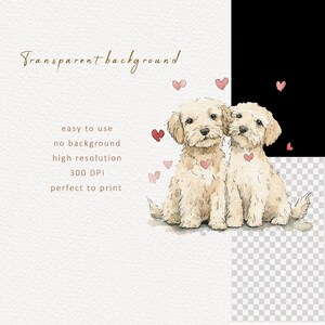 Romantic Animals Watercolor Clipart Set | 28 PNG Elements | Floral ...