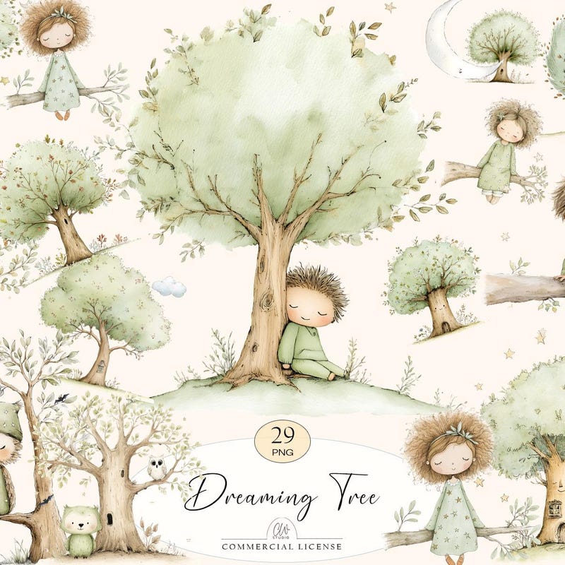 Dreaming Tree Svg Files - Etsy