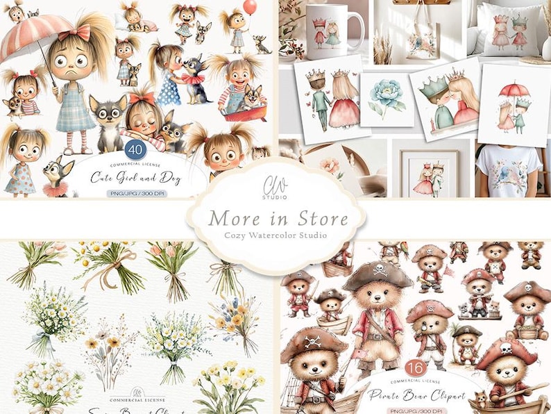 Christmas Elf Clipart: Watercolor Nordic Gnomes PNG (digital Download ...