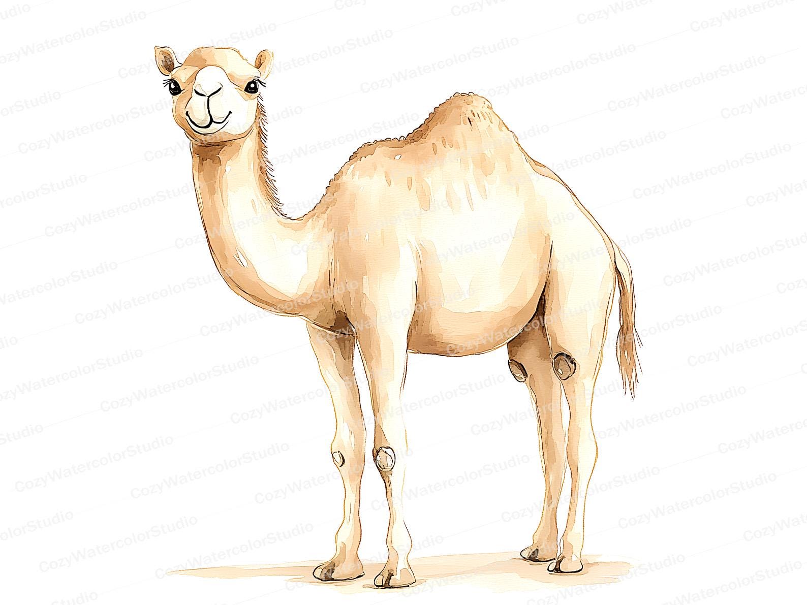 Camel Watercolor Art Prints: Animal Nursery Decor (JPG Files) - Etsy