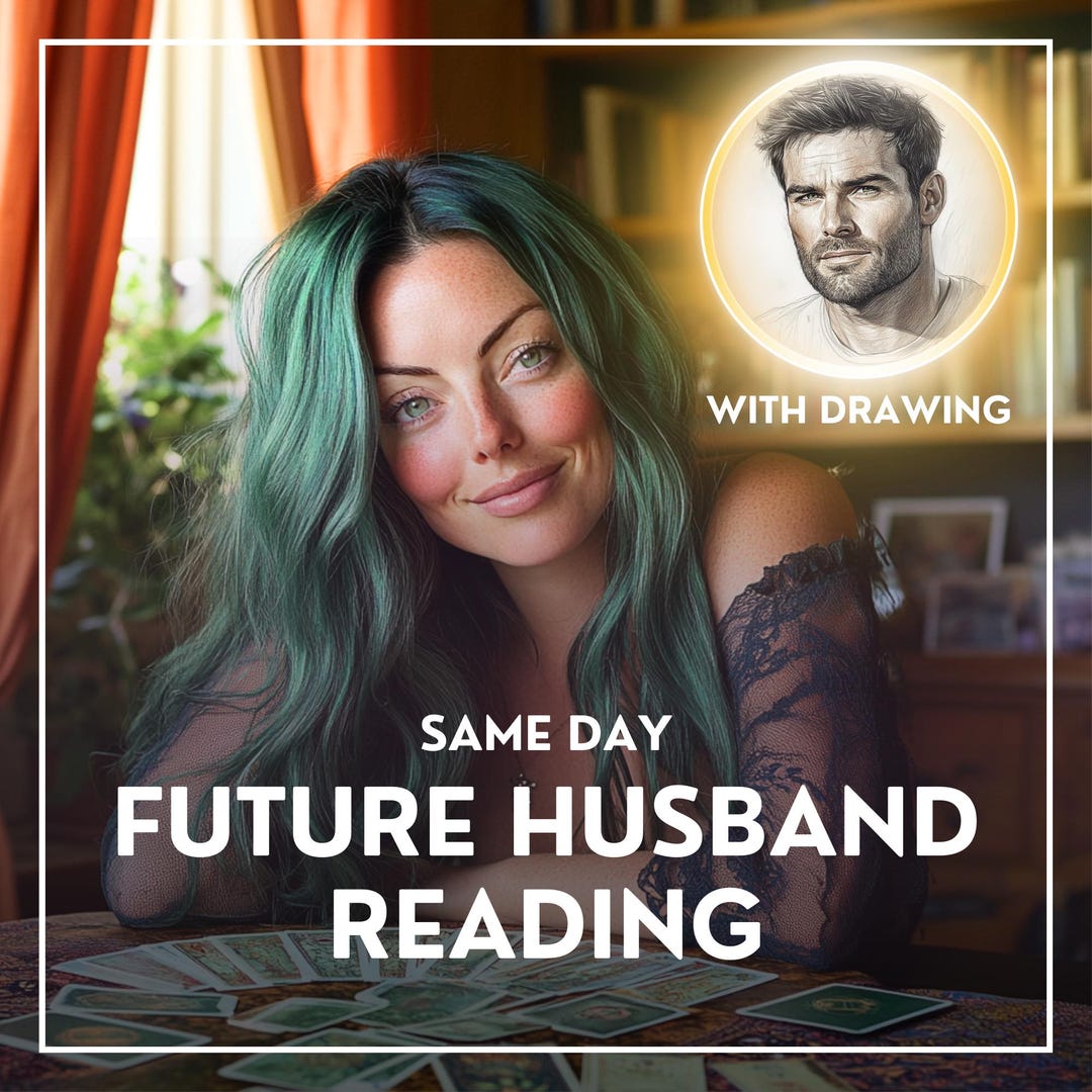 Same Day Future Husband Reading and Drawing, Soulmate Portrait and ...
