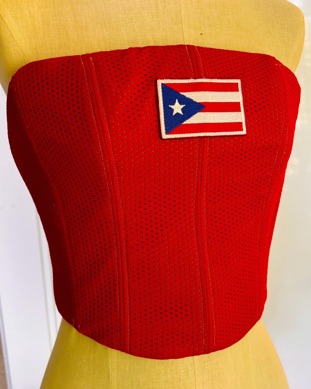 Corset With the Puerto Rican Flag - Etsy