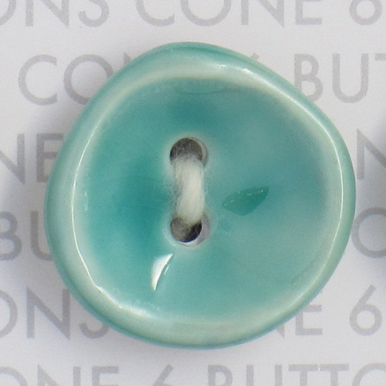 Ceramic Buttons Handmade Turquoise Crackle-card of 3 Available in a ...