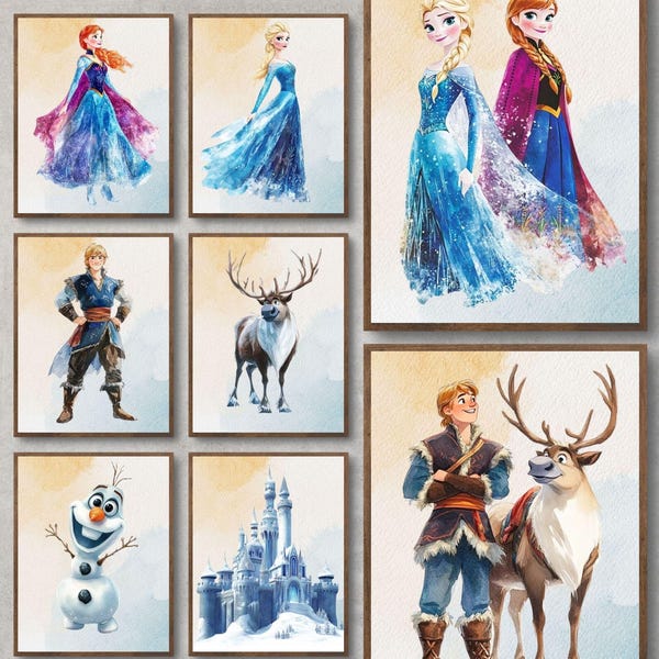 Frozen Wall Art - Etsy