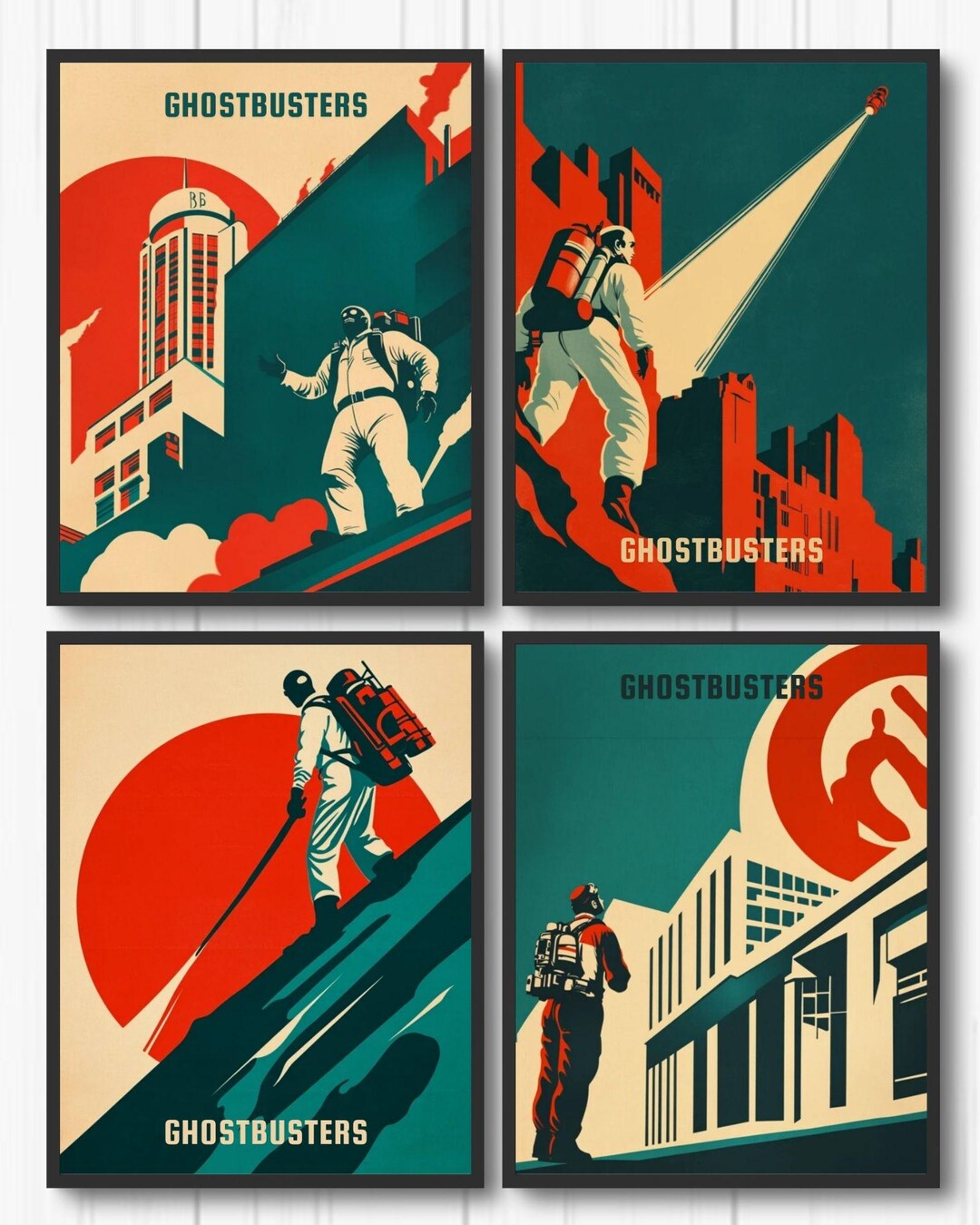 Ghostbusters Wall Prints, Movie Poster, Wall Decor, Printable, Digital ...