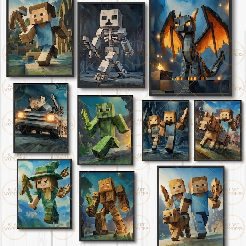 Mincraft Posters - Etsy