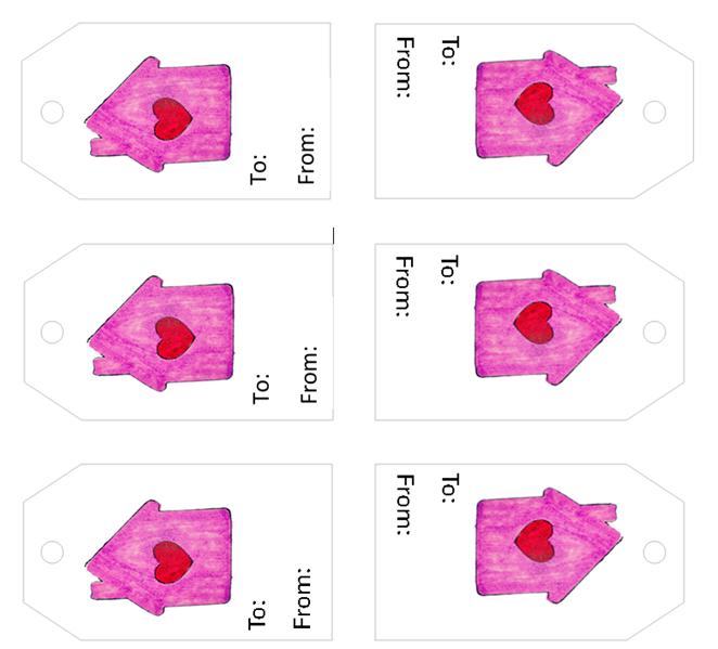 Valentine Gift Tags Digital - Etsy