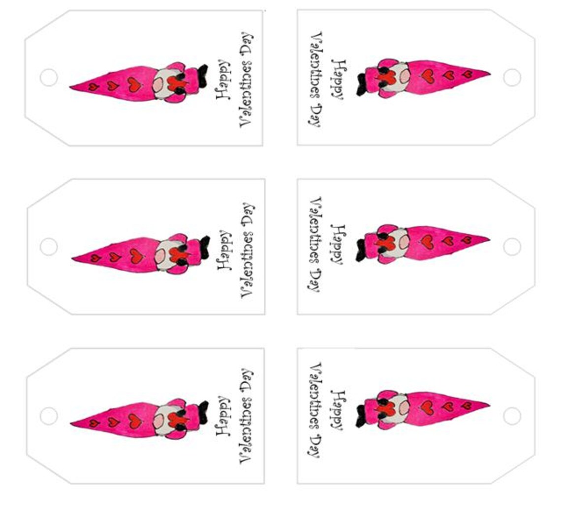 Valentine Gift Tags Digital - Etsy