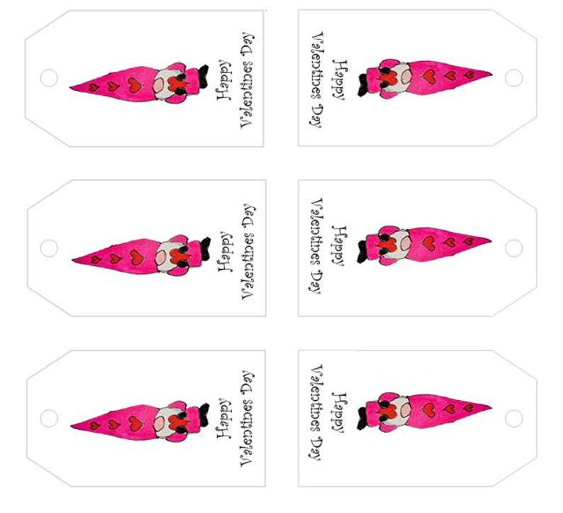 Valentine Gift Tags Digital - Etsy