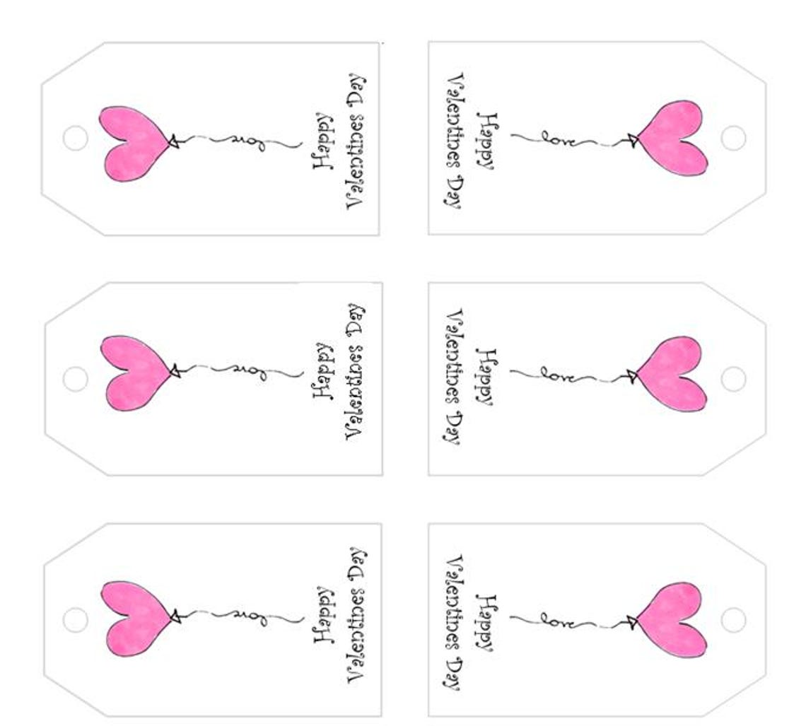 Valentine Gift Tags Digital - Etsy