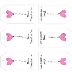 Valentine Gift Tags Digital - Etsy
