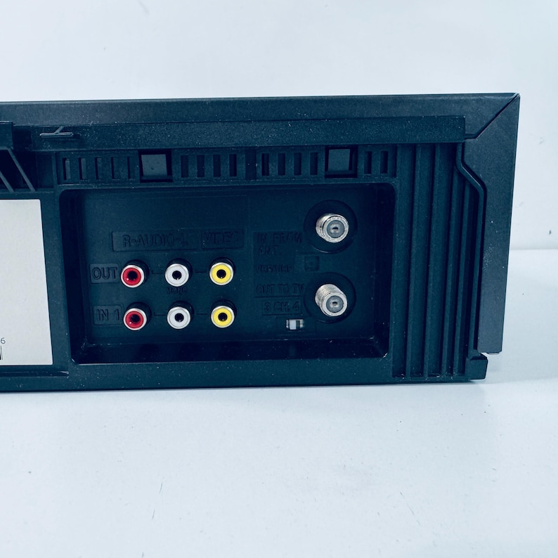 PANASONIC Vcr Vhs Player W/remote Control & AV Cord Pv-7450 *tested-led ...