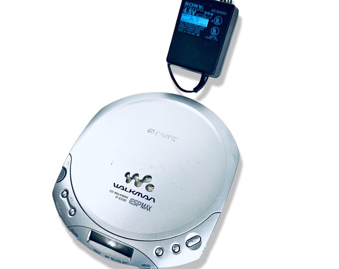 Sony CD Walkman D-E220 Portable Player - Works W/ Power Cord Only *READ ...